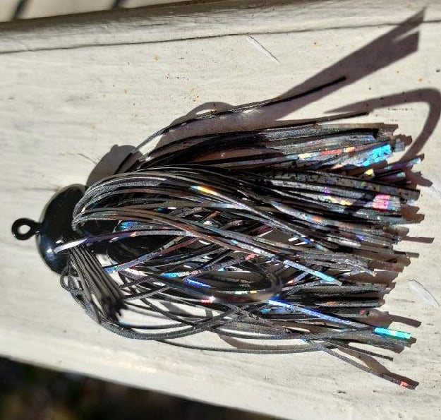 Football Jigs (Mussel Crawler) - #01 - Shinee (Oil Slick) – Tight Line Jigs